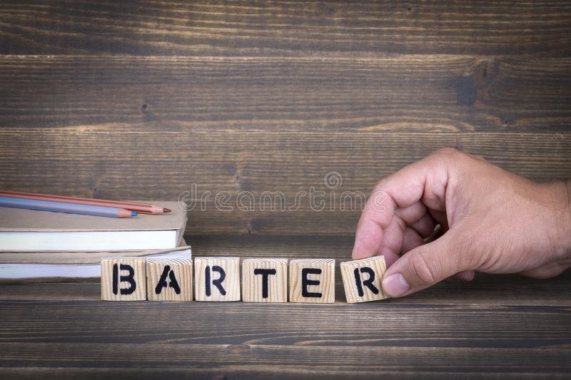 barter-concept-wooden-letters-office-desk-barter-concept-wooden-letters ...