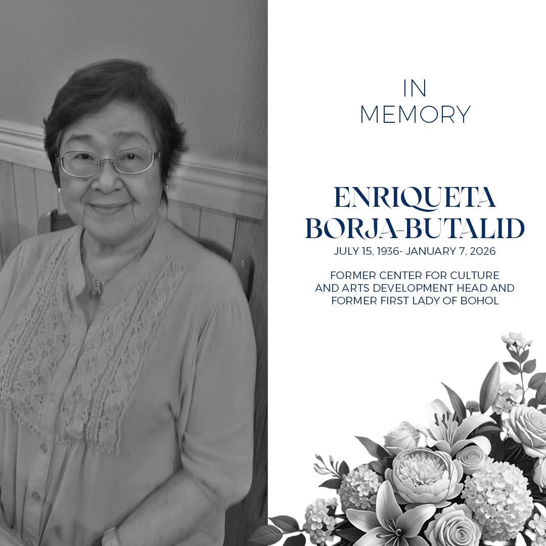 Bohol mourns passing of cultural icon, former first lady Enriqueta ...